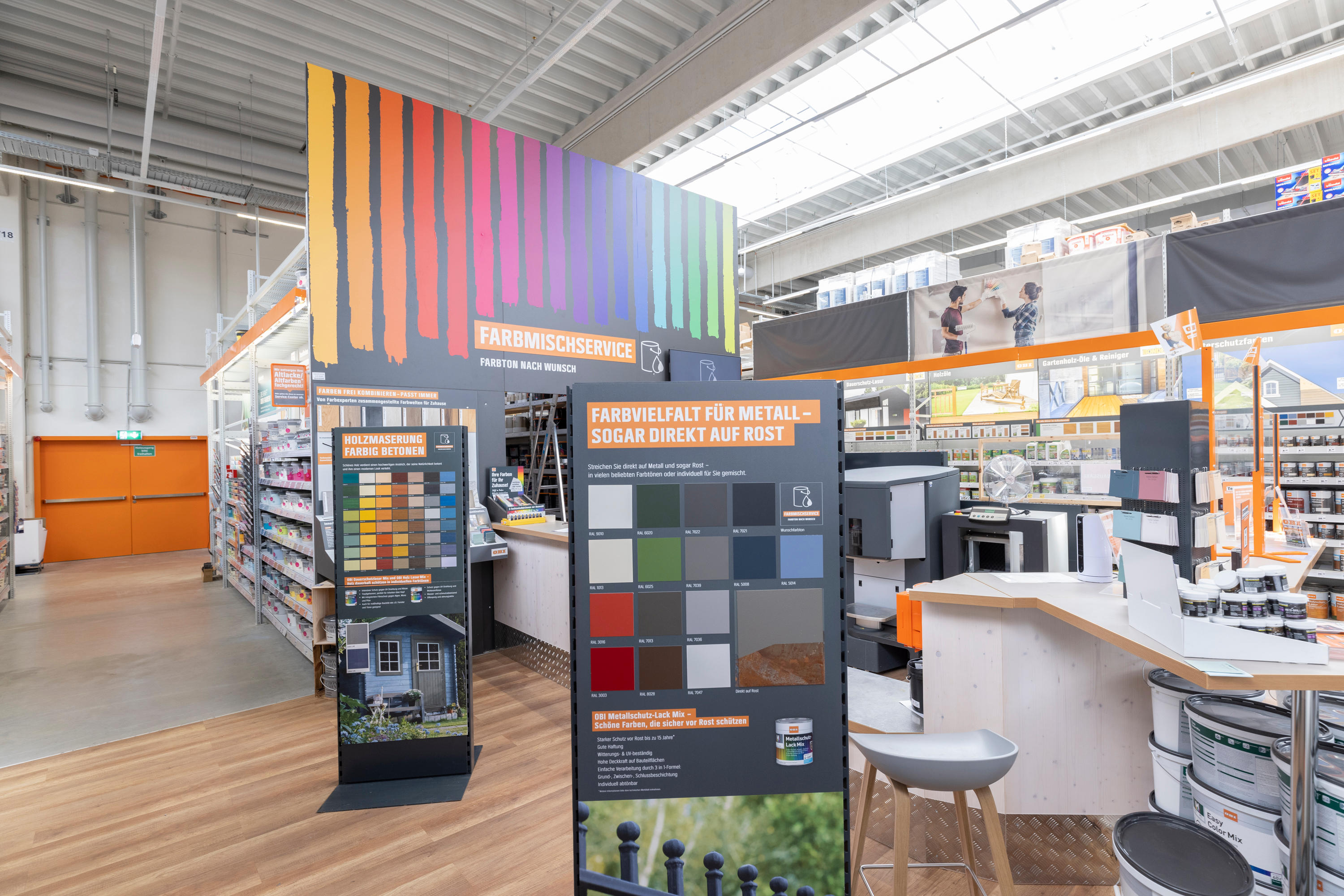 OBI Farbmisch-Service im Markt Buchen | Farben & mehr!